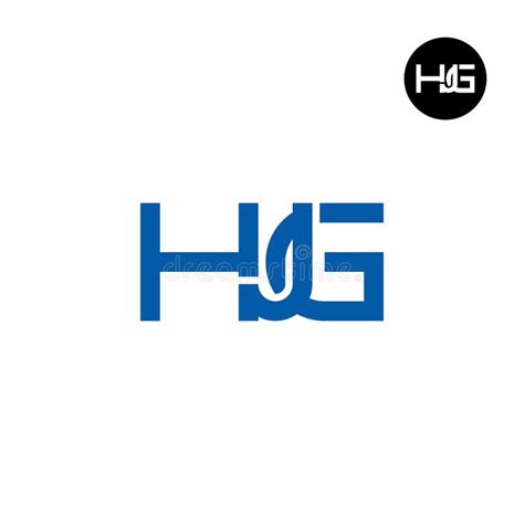 Dise O Monogr Fico De La Letra Del Logotipo De Hjg Ilustraci N Del