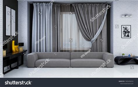 미니멀한 거실 배경 사진 현실적인 3d 스톡 일러스트 1905456016 Shutterstock