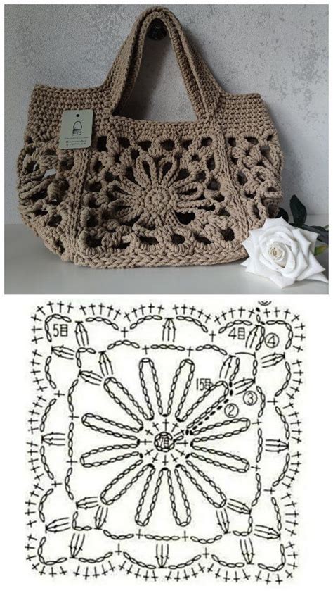 ВЯЗАНЫЕ СУМКИ 👜 МАСТЕР КЛАССЫ📚 On Instagram 🤎 Видео мастер класс 206 курс Секреты