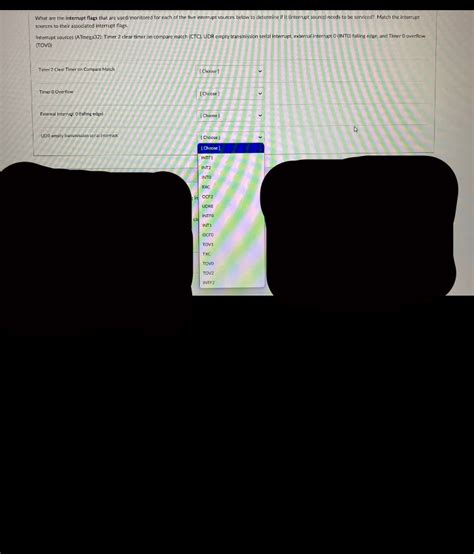 Solved What Are The Interrupt Flags That Are Usedmonitored