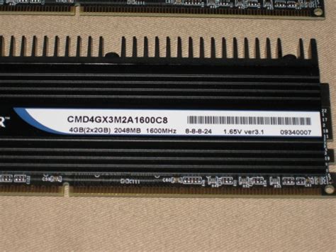 Corsair Dominator Ddr3 1600 Cdm4gx3m2a1600c8