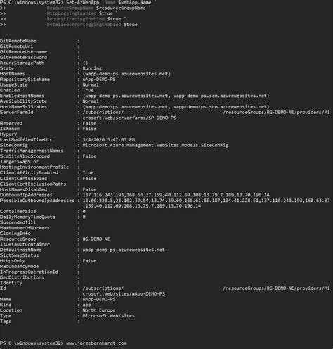 How To Enable Azure Web App Diagnostic Logs · Jorge Bernhardt
