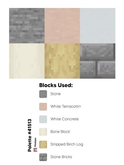 75 Block Palettes Ideas In 2025 Minecraft Blocks Minecraft Designs
