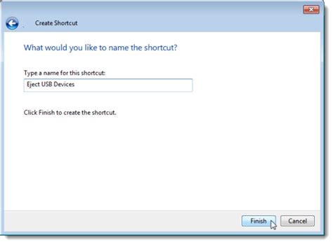 Create Keyboard Shortcut To Access Safely Remove Hardware Dialog