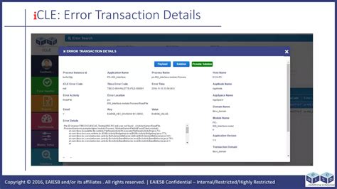 Tibco Intelligent Common Logging And Exception Handling Icle Ppt