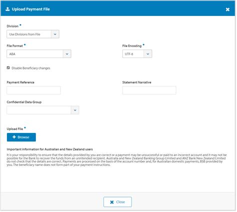 Use Payment File Anz Digital Services Help