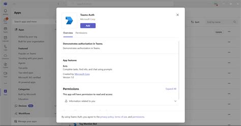 Teams Auth Bot Code Samples Microsoft Learn