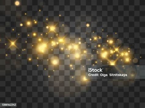 밝은 아름다운 별 투명 한 배경에 빛 효과의 벡터 그림입니다 반짝이에 대한 스톡 사진 및 기타 이미지 반짝이 번쩍이는 투명 배경 Istock