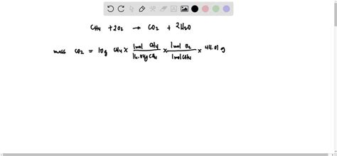 Solved When Methane Ch4 Is Combusted It Produces Carbon Dioxide Co2 According To The