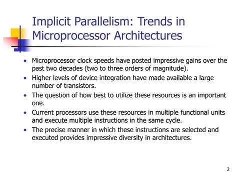 Ppt Lecture 2 Parallel Programming Platforms Powerpoint Presentation