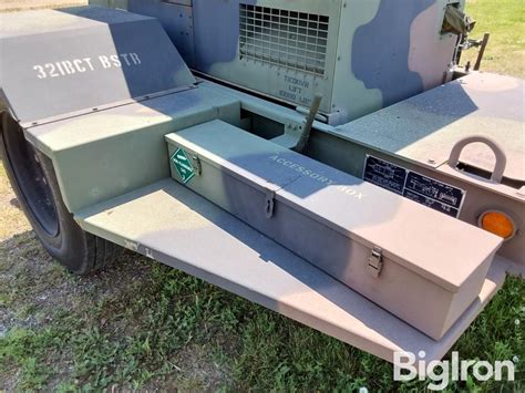 2009 Us Army Pu 802a 15 Kw Stand By Generator On Trailer Agriculture