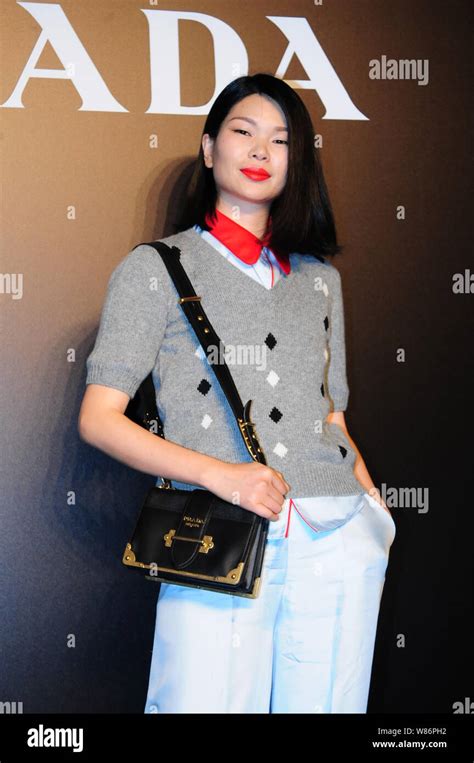 Chinese Model And Fashion Designer Lv Yan Or Lu Yan Arrives For The