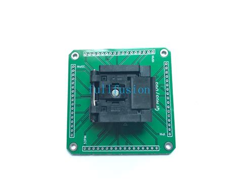 QFN 68BT 0 4 01 Enplas IC Test Socket QFN68 TO DIP Programming Adapter QFN68P 0 4mm Pitch Burn