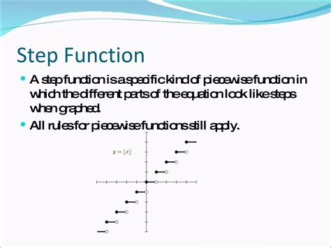 Piecewise Functions Ppt
