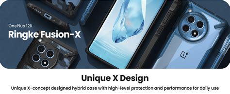 Ringke Fusion X Military Design Compatible With OnePlus 12R Case Camouflage Hard Back Heavy
