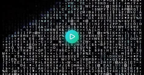 Mapping Archive Video Data To Random Ascii Characters Rgenerative