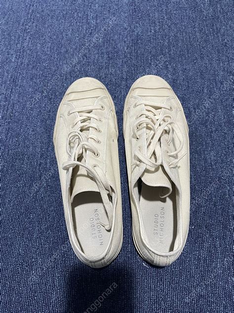 스튜디오 니콜슨 문스타 크림 캔버스 270 남성신발 중고나라