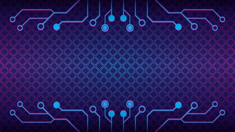 Cyberpunk Circuit With Diamond Geometric Pattern Electronic Tree Shape