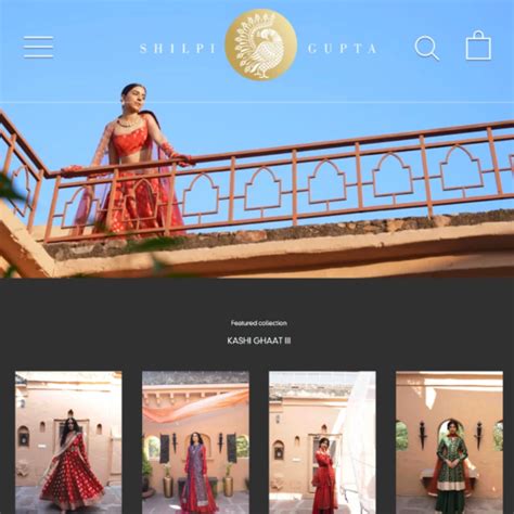 Website Development For Shilpi Gupta Luxury Fashion Brand Savvytree
