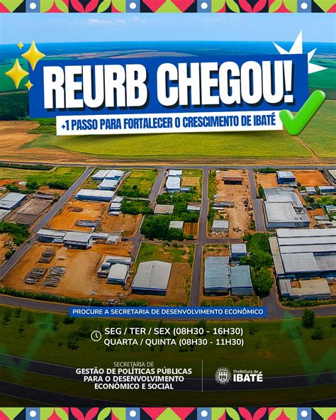 Reurb Chegou Para As Empresas De Prefeitura De Ibaté Facebook