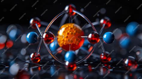 Shell Atomic Model Illustrating Electron Shells Subshells Around The Nucleus Premium Ai