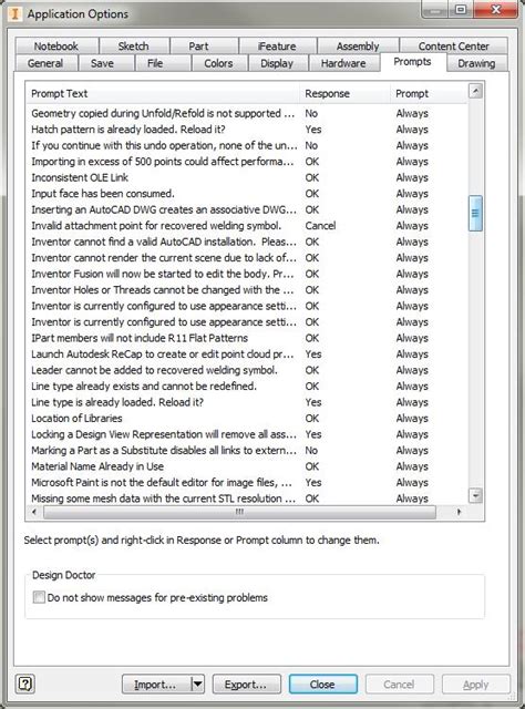 Prompts Order Autodesk Community