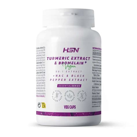 Turmeric Extract 50 1 And Bromelain Plus Hsn
