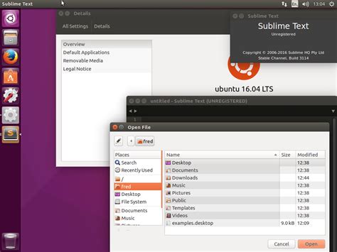Sublime Text 3 Ugly Dialog On Ubuntu 16 04 Technical Support