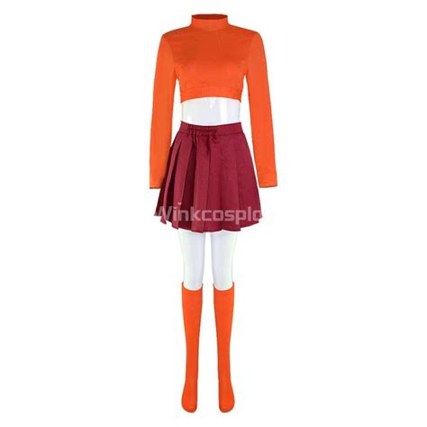 Scooby Doo Scooby Doo Velma Dinkley Cosplay Costume Cosplay Costumes
