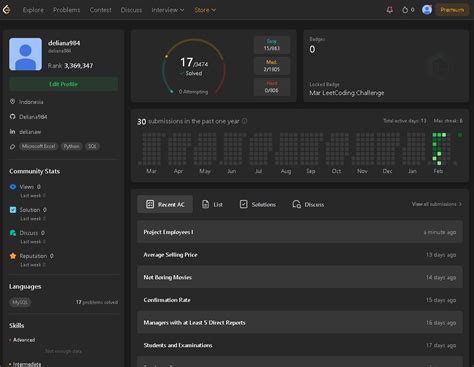 this is my 17th day solving the 17th leetcode sql challenge 1075