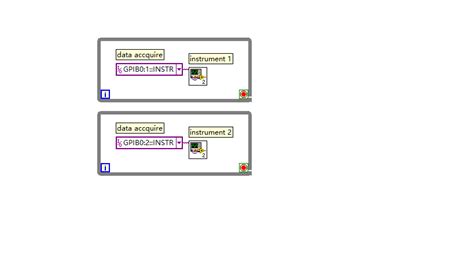 Use N Loop To Accquire N Different Instructors Data Via Gpib？ Ni