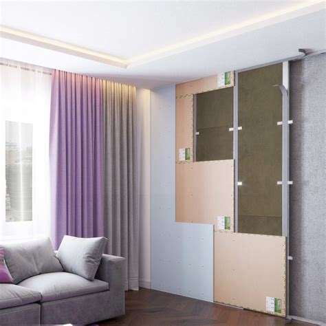 Каркасная система звукоизоляции стены "ОПТИМА"