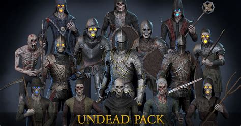 Undead Pack Modular Collection Characters Unity Asset Store