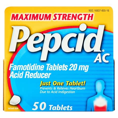 Pepcid Ac Uk Maximum Strength Heartburn Relief Tablets 51 Off