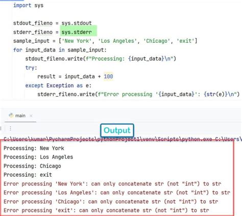 Python Stdin Stdout And Stderr