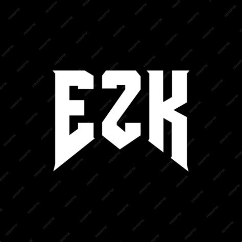 Premium Vector Ezk Letter Logo Design For Technology Company Ezk Logo