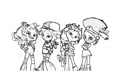 Мальвина из сказочного патруля Раскраски от сайта В мире сказки