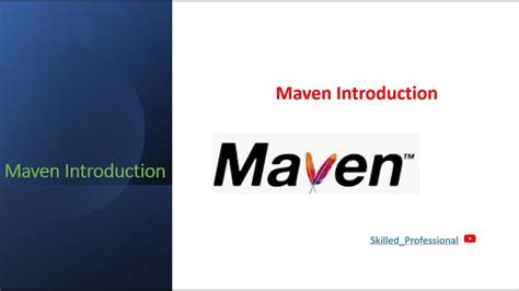Part 1 Apache Maven Tutorial Maven Introduction Youtube