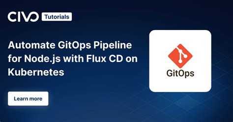 Automate Gitops Pipeline For Nodejs With Flux Cd On Kubernetes