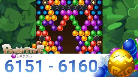 primitive bubble shooter level 6151 to 6160 game fruit candy youtube