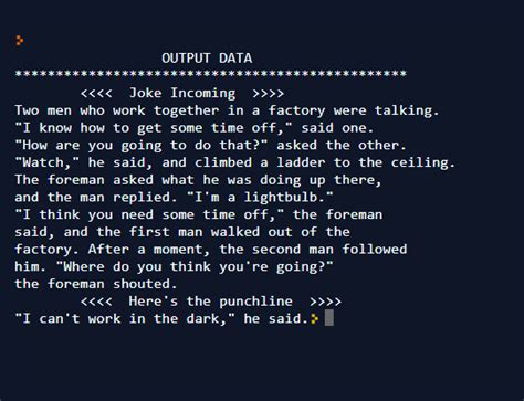 Write A Program That Reads And Prints A Joke And Its Punch L Quizlet