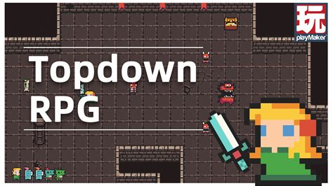 零代码做游戏：topdown Rpg Playmaker Unity 中文课堂