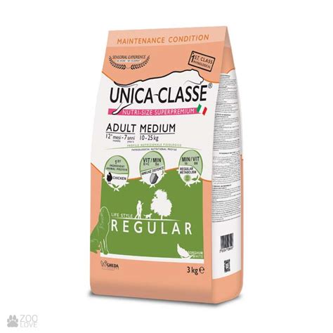 Купить корм Gheda Unica Classe Adult Medium Regular Chicken для собак ...