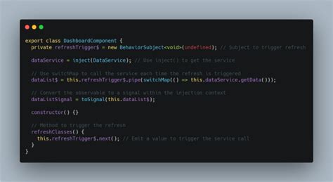 Handling Data Refresh With Angular Signals Resolving `tosignal ` Injection Context Errors