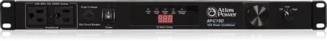 Atlas Sound Ap C15d 15a Power Conditioner And Distribution Unit