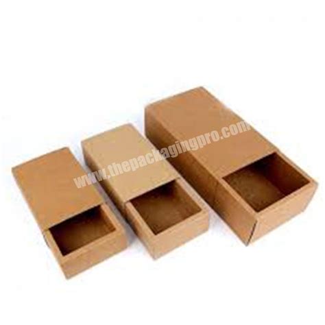 Custom Design Kraft Drawer Style T Box With Drawer