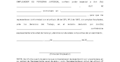 Cómo Hacer Un Poder Para Autorizar A Otra Persona En Chile