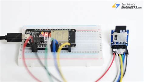 How To Use A Microsd Card With Esp32 Last Minute Engineers