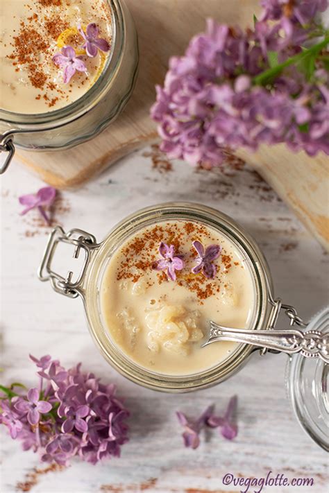 Arroz Con Leche Riz Au Lait Espagnol Végétalien Vegan