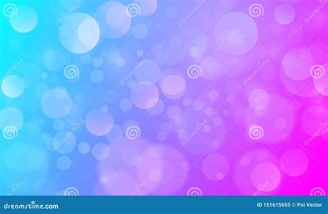 Abstract Bokeh Lights Effect With Pink Blue Background Bokeh Texture Bokeh Background Vector